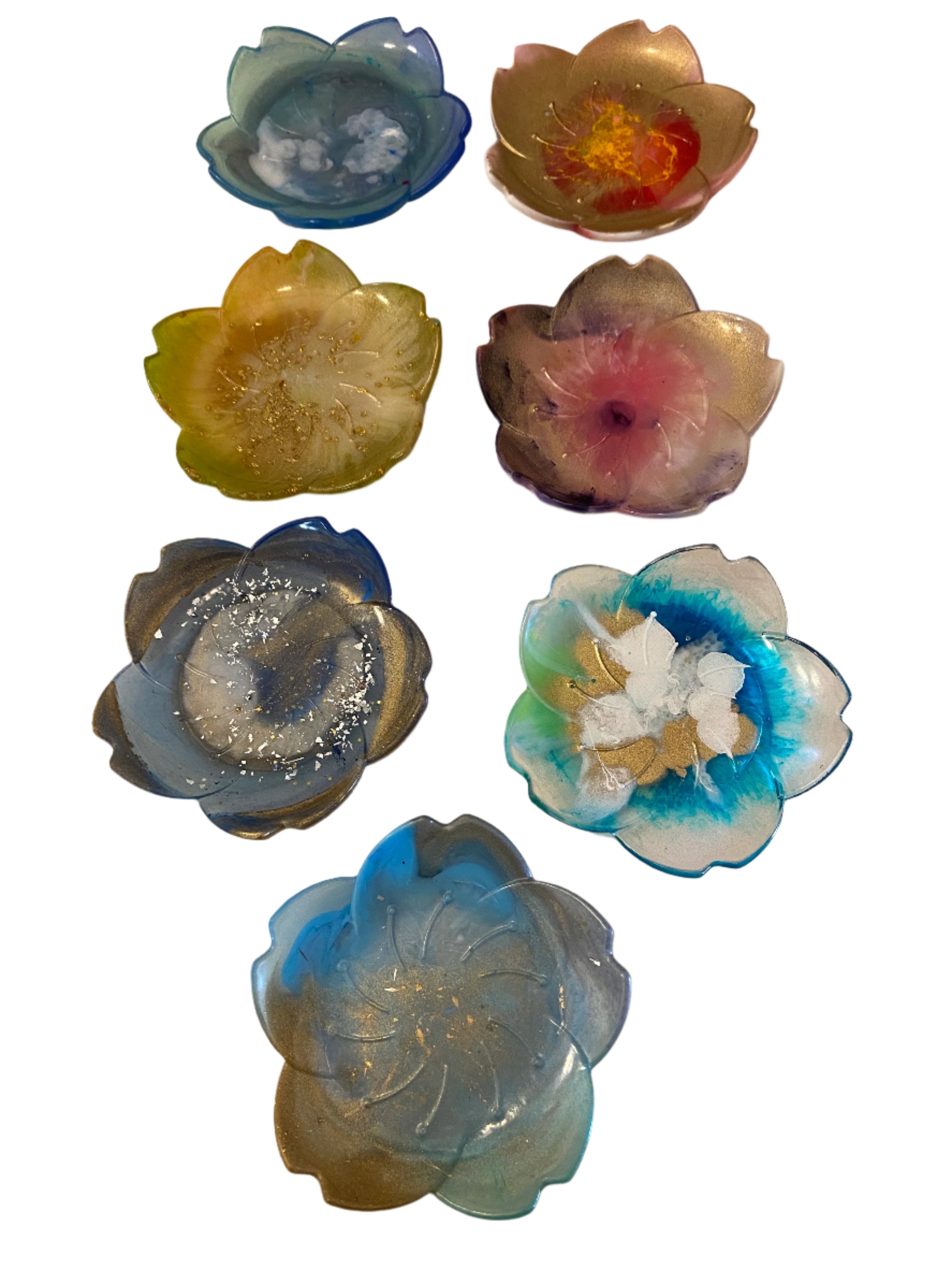 Resin Lotus Flower Trinket Dishes – Jules Nesting & Design